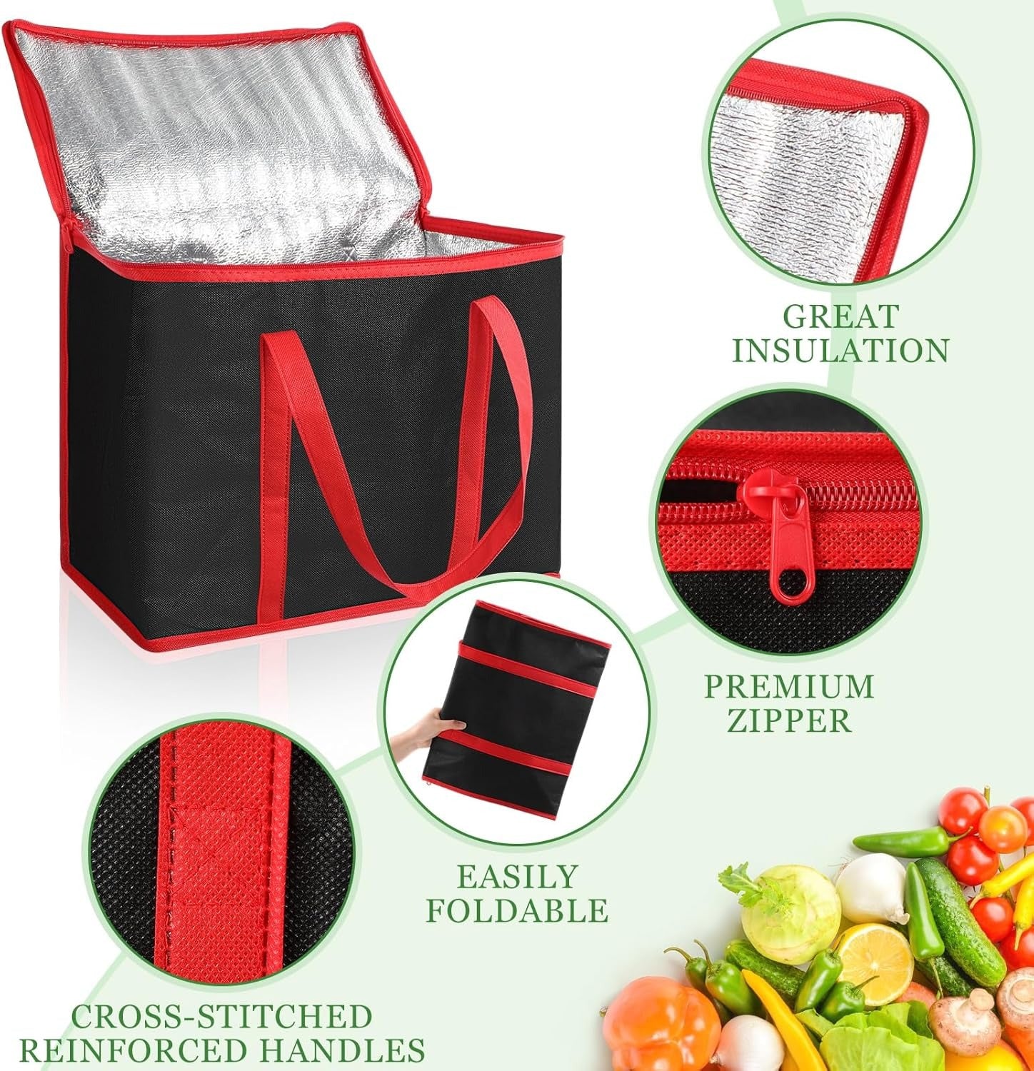 Insulated Bag for Local Delivery – Capone Foods